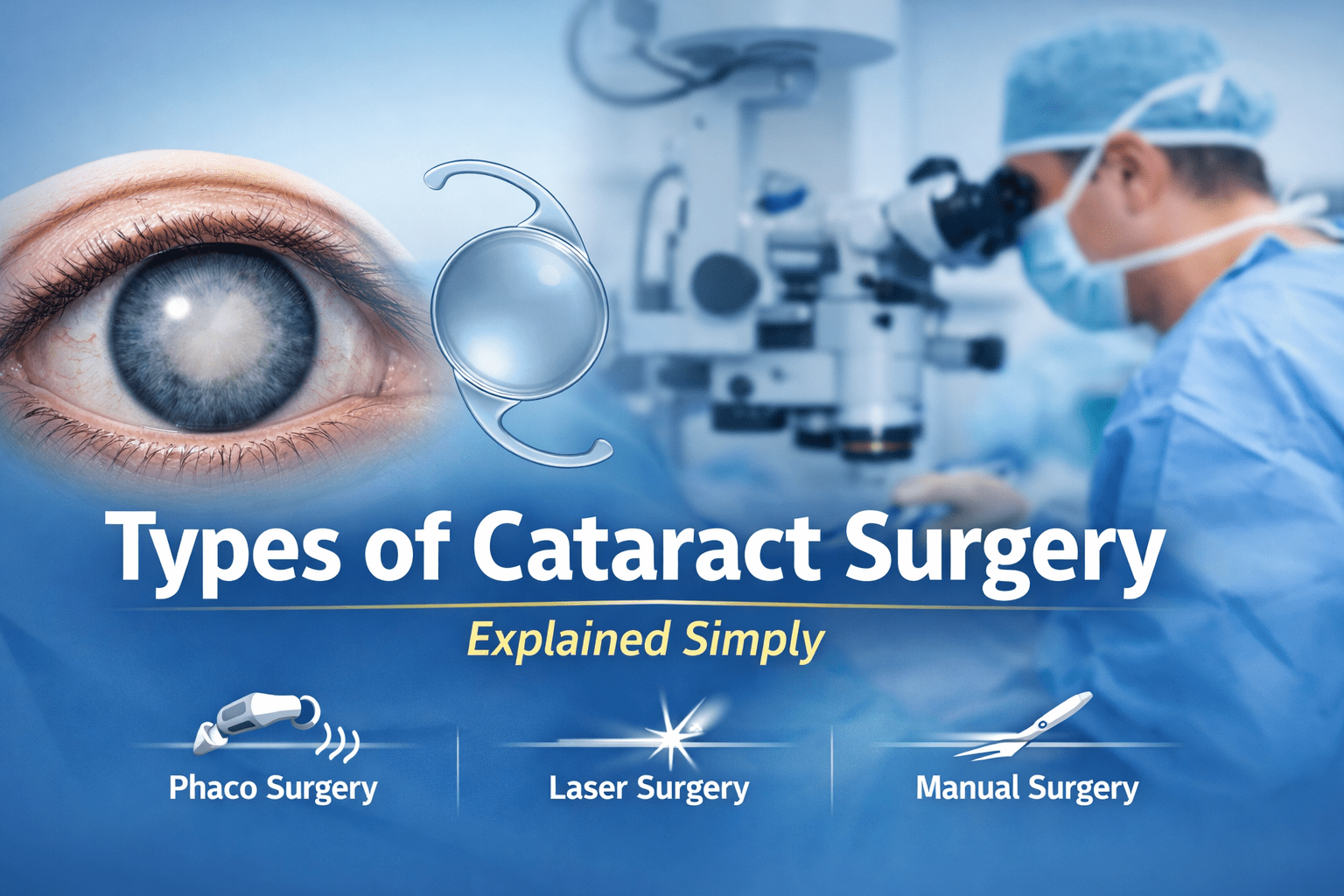 Types of Cataract Surgery Explained Simply - Insight Eye Clinic